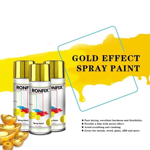 Gold Effect Spray Paint: FUNGOM